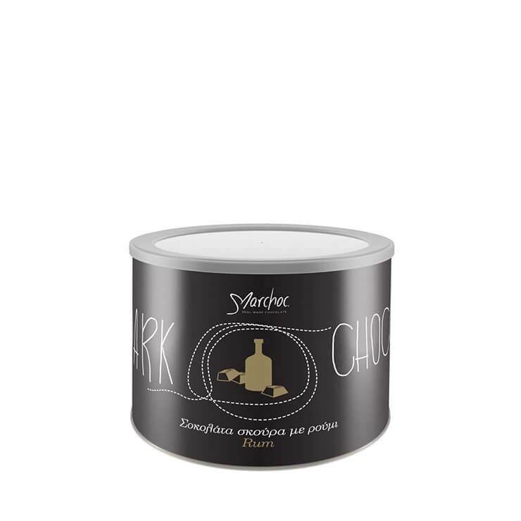 ΣΟΚΟΛΑΤΑ MARCHOC ΜΑΥΡΗ ΜΕ ΡΟΥΜΙ, 360gr – U-Roast Coffee Greece